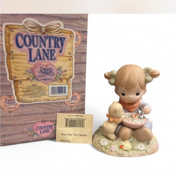 Precious Moments | Accents | Precious Moments Pea Pass The Carrots ...